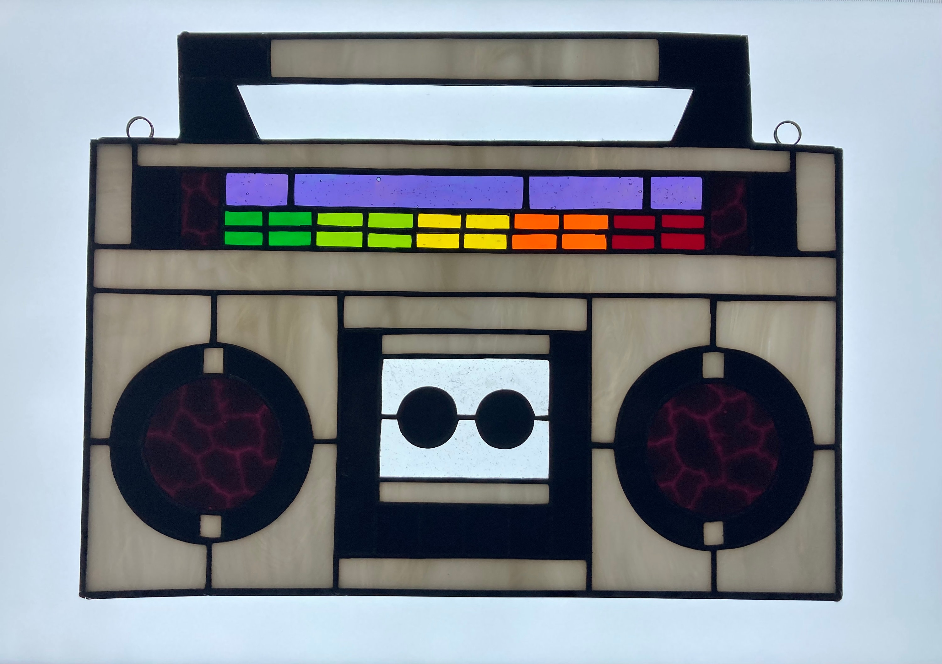 Stained Glass Boombox - Etsy