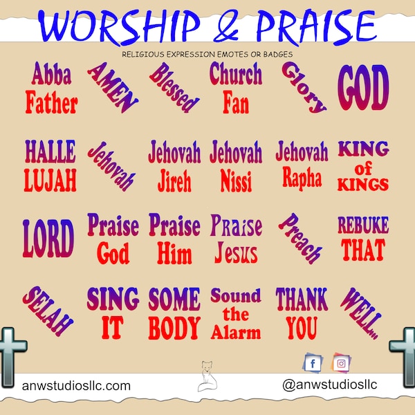 Christian Emotes - Etsy