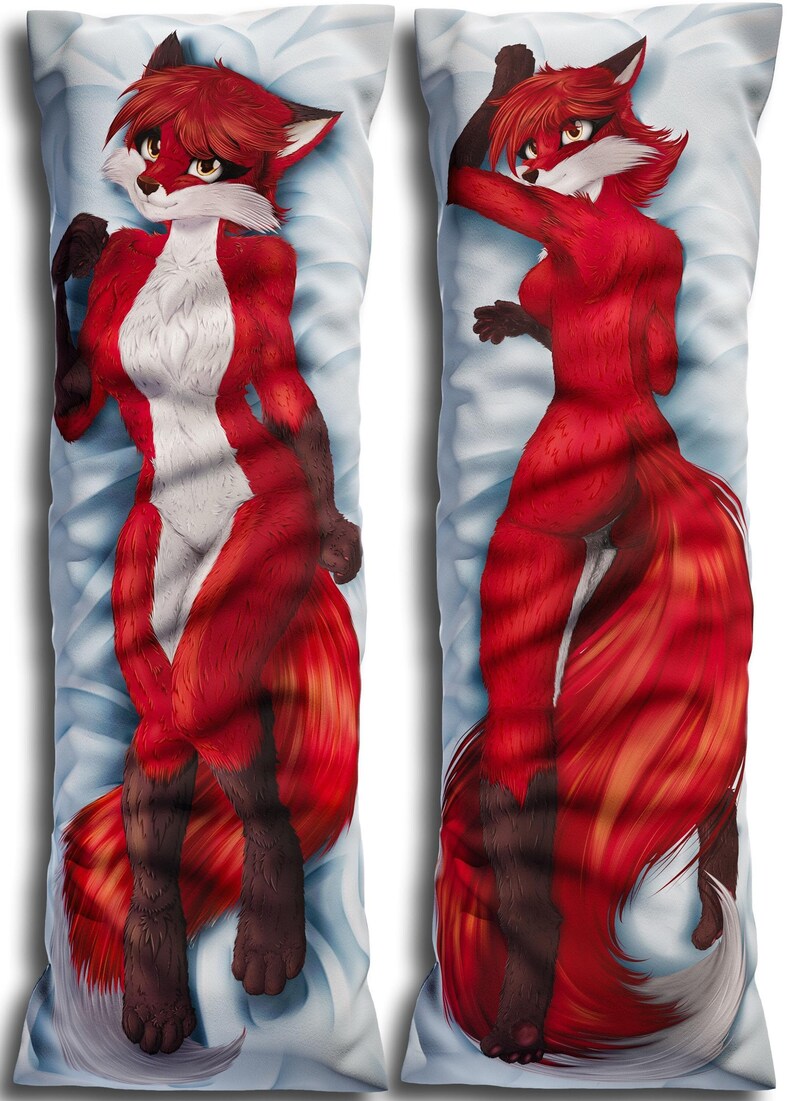 Daki Diane the Red Fox Dakimakura Furry Body Pillow Cover - Etsy Hong Kong