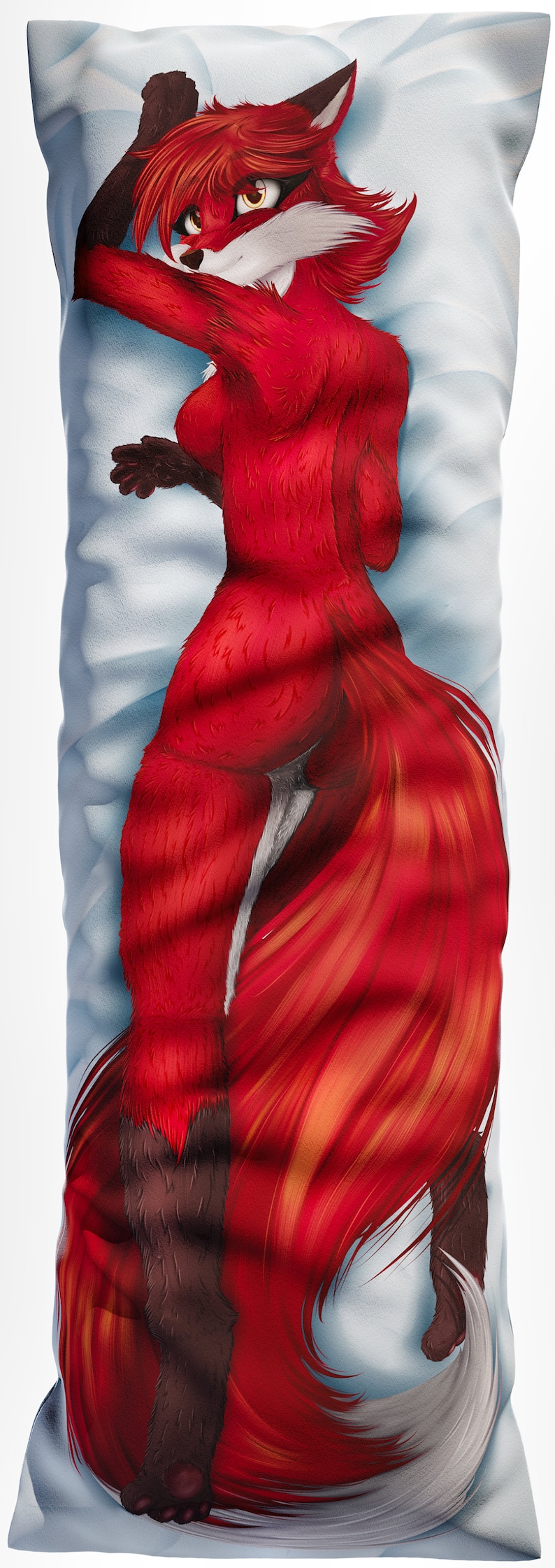 Daki Diane the Red Fox Dakimakura Furry Body Pillow Cover - Etsy