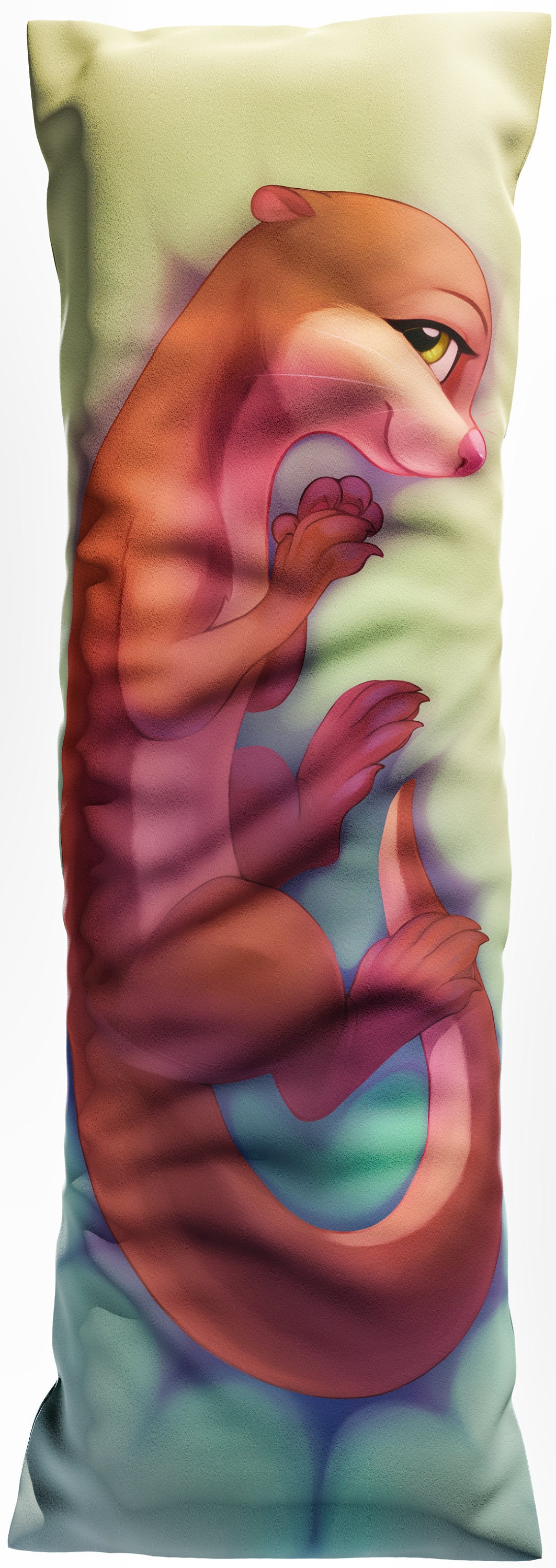 Daki Kelpily the Otter Cute Anthro Otter Girl Dakimakura Sea Creature Furry Body Pillow Cover - Etsy