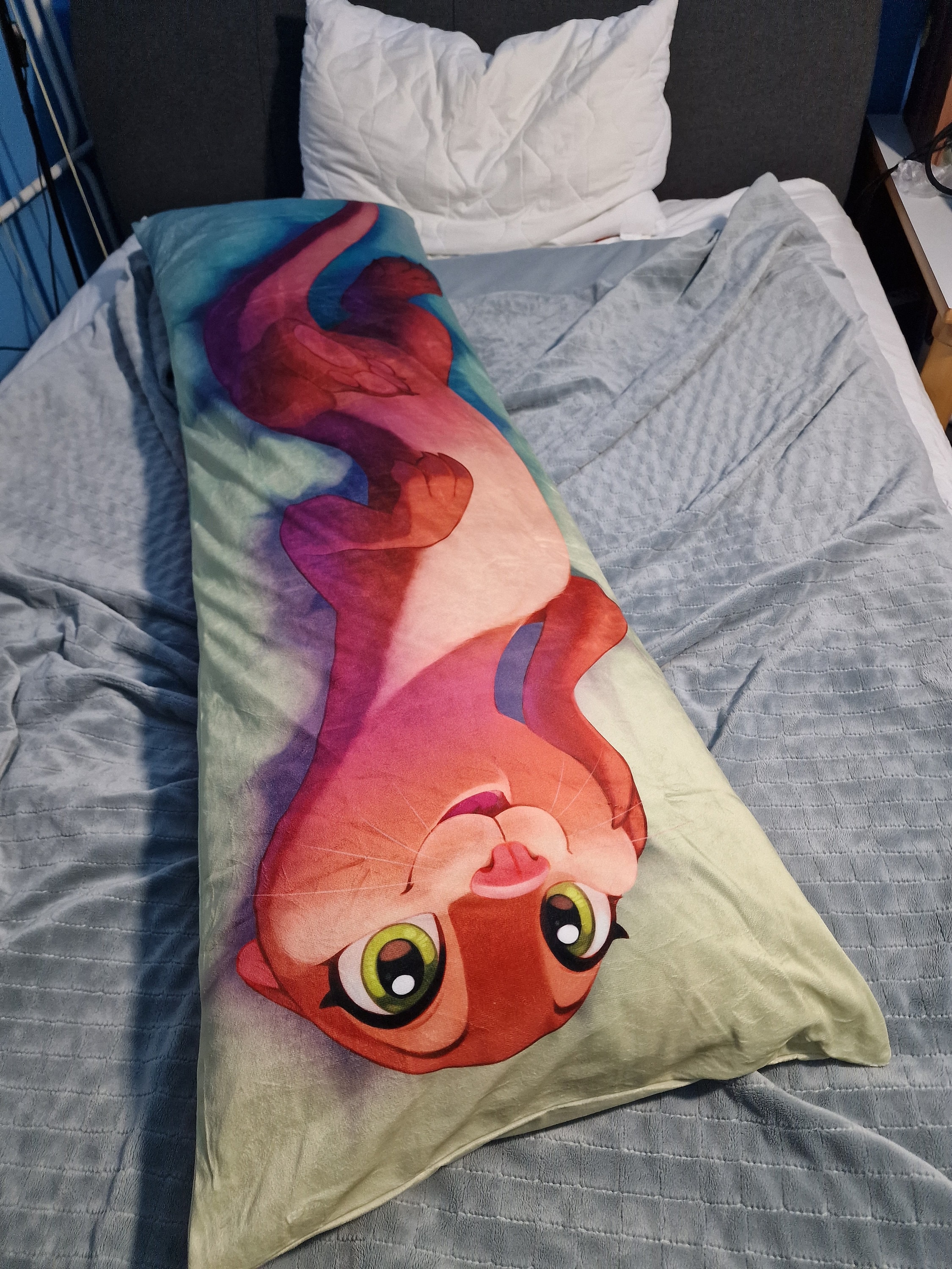 Daki Kelpily the Otter Cute Anthro Otter Girl Dakimakura Sea Creature ...