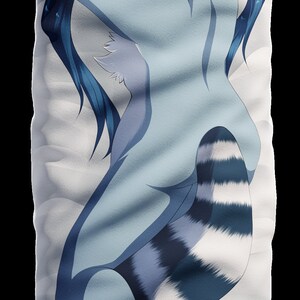 Daki Ziggy Art by Erdbeerjoghurt the Raccoon Dakimakura Furry Body Pillow Cover - Etsy