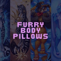 Daki Zara - Art by Quốc Anh Phùng - the Skunk Dakimakura Furry Body Pillow Cover - Etsy