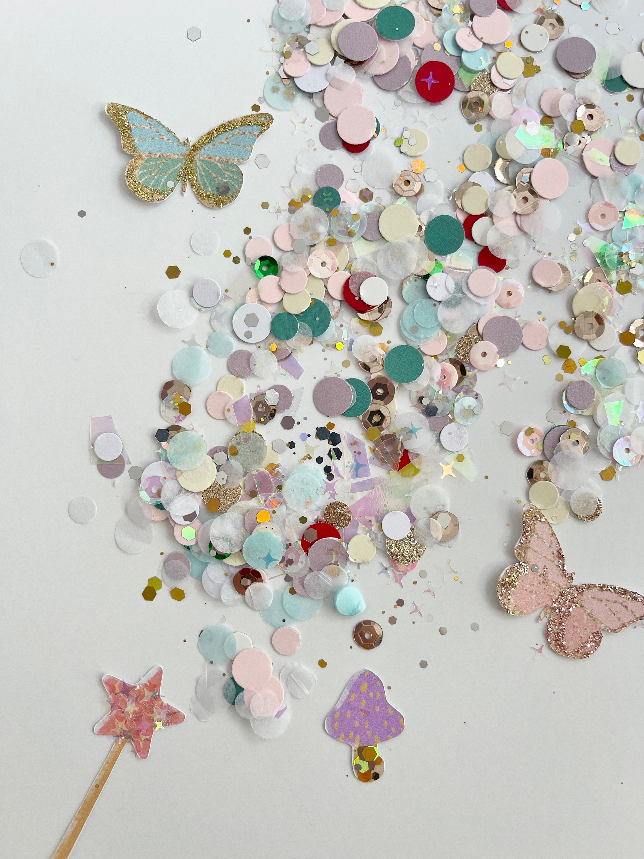 Secret of the Wings Confetti Fairy Confetti Butterfly Confetti Pastel ...