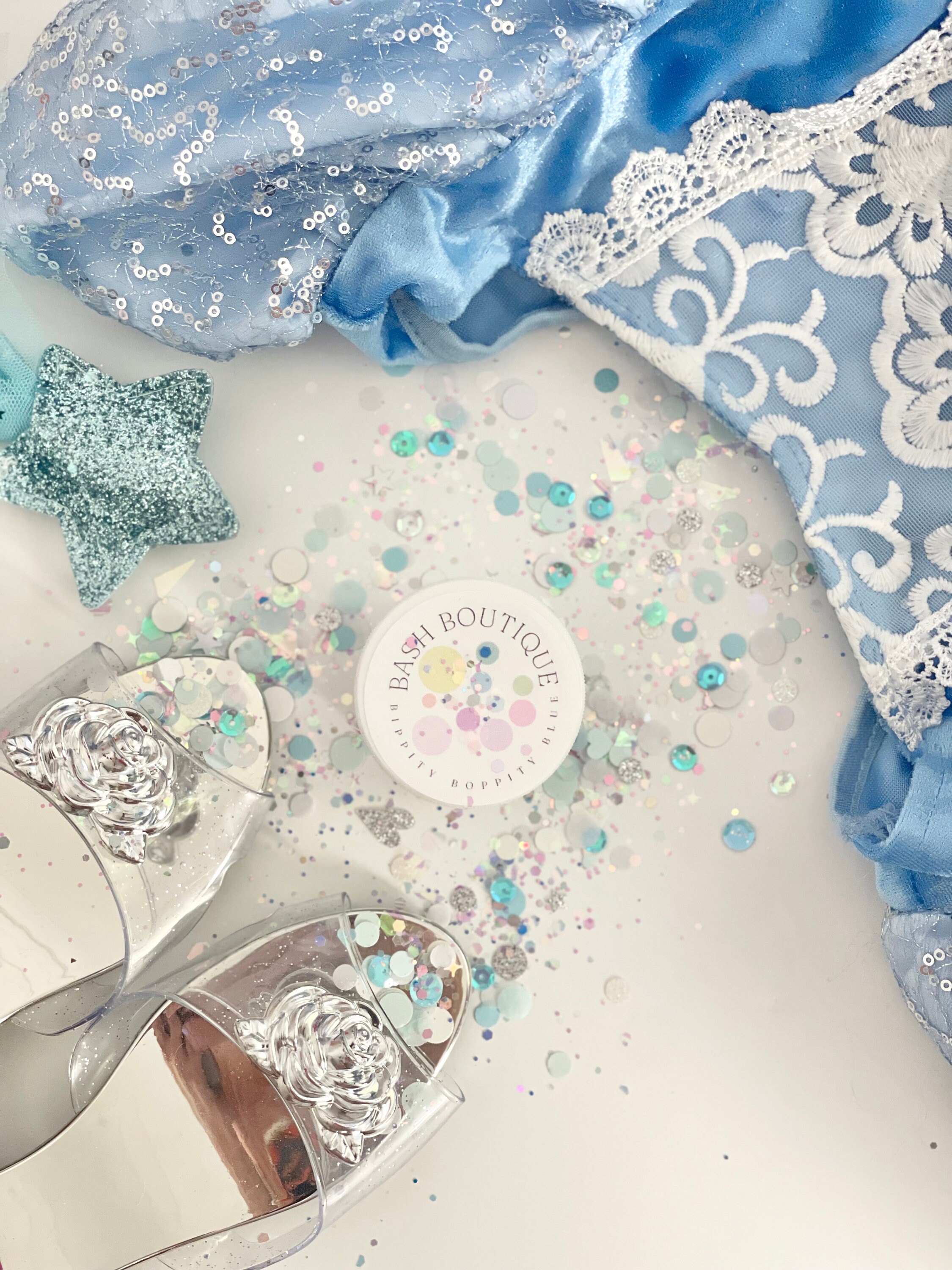 BIPPITY BOPPITY Blue Confetti - Blue Confetti - Cinderella Confetti ...