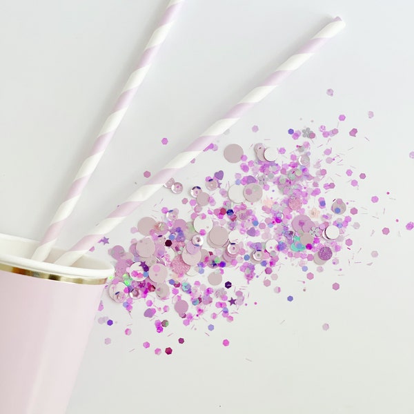 Purple Confetti - Etsy