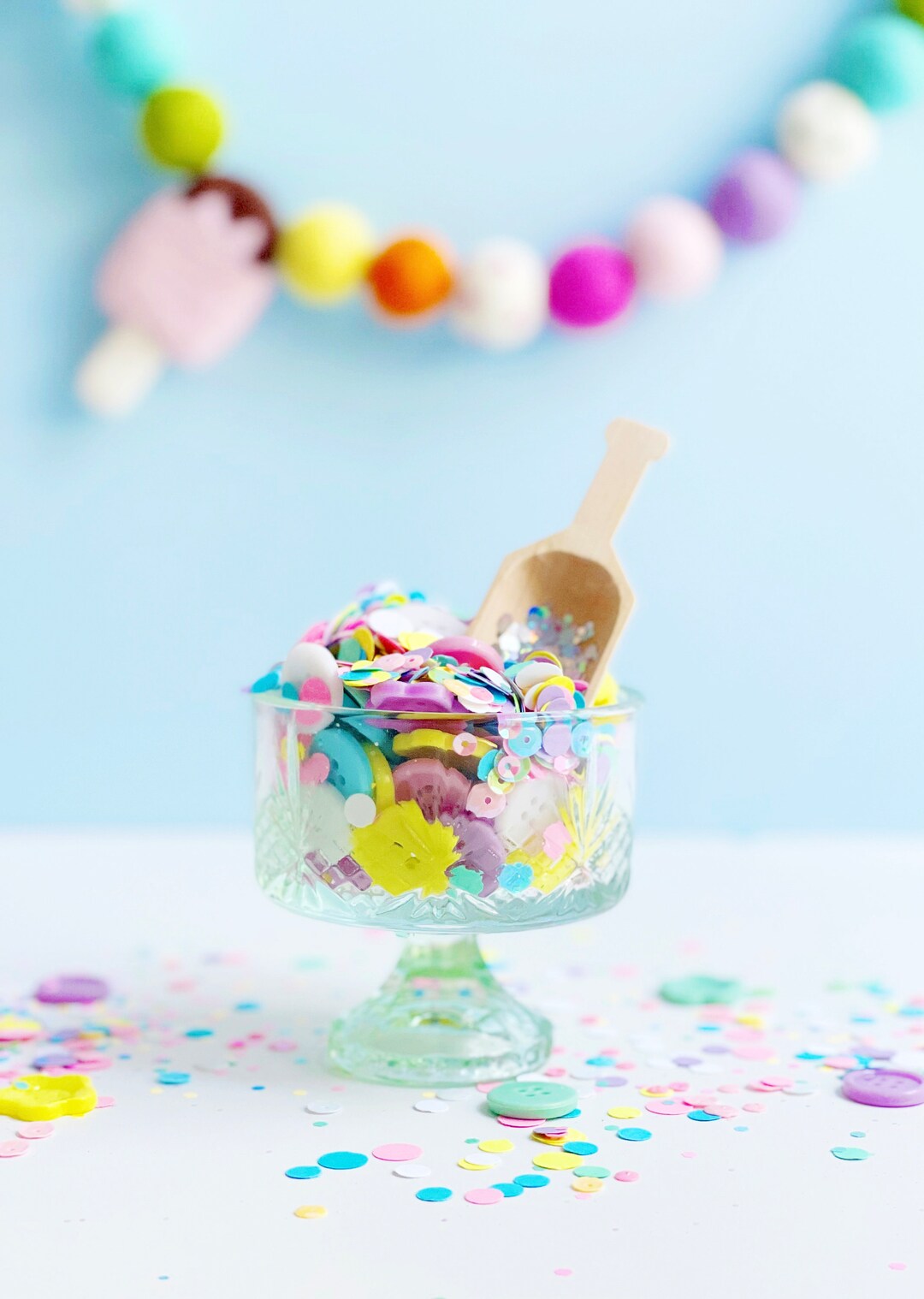 Colorful Confetti - Birthday Confetti - Button up Buttercup Confetti ...