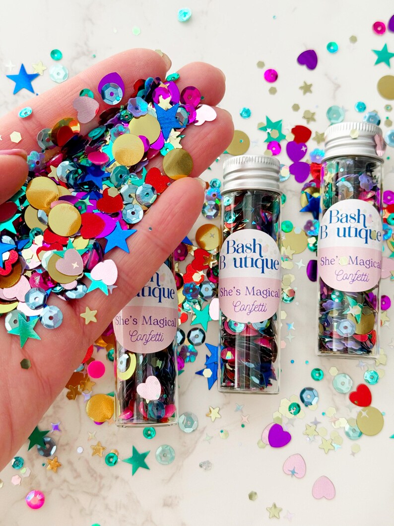 Confetti - Hearts and Stars Confetti - Space Confetti - Magical ...