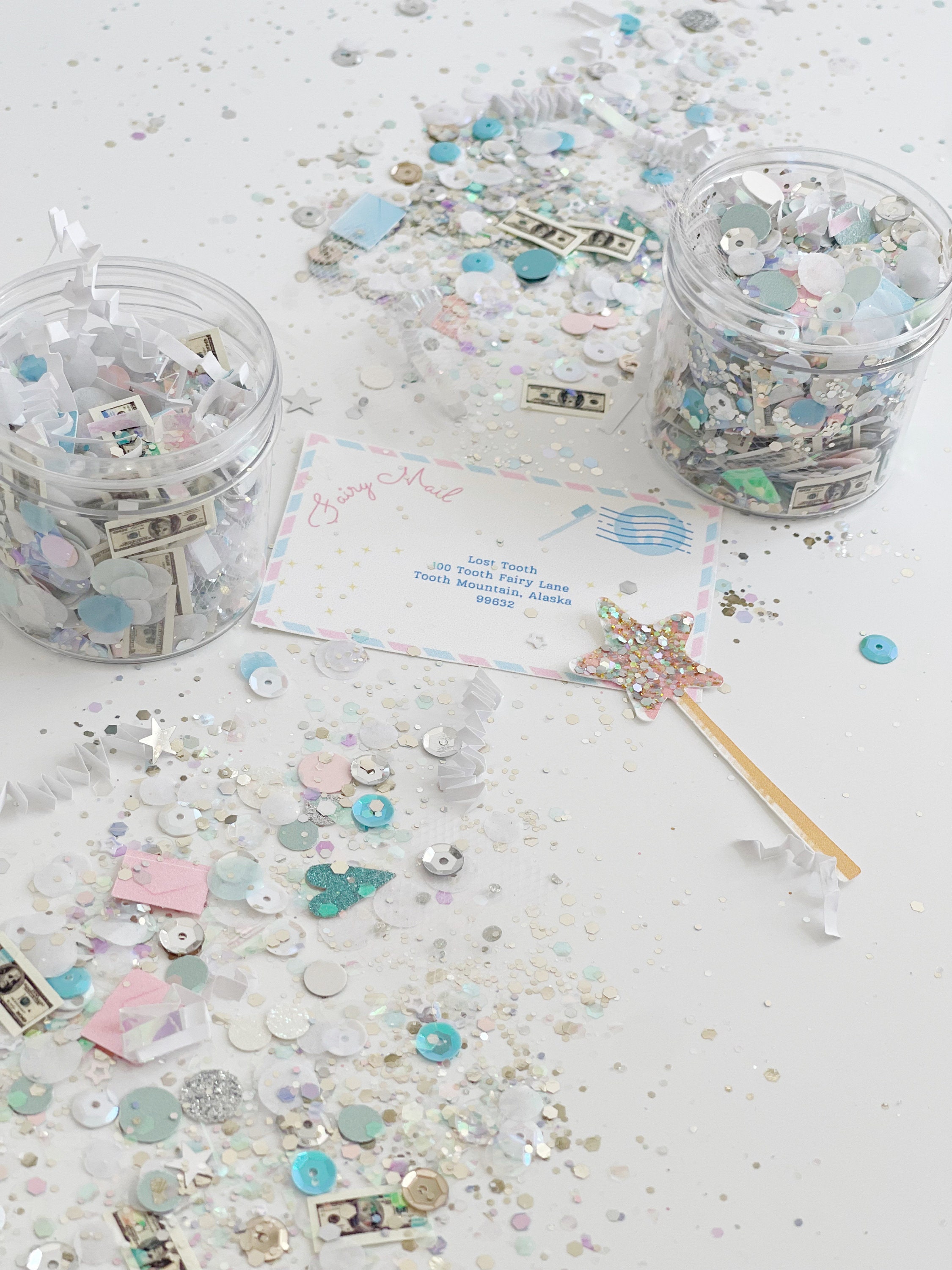 Tooth Fairy Confetti- Tooth Fairy - Tooth Fairy Magic - Glittery ...