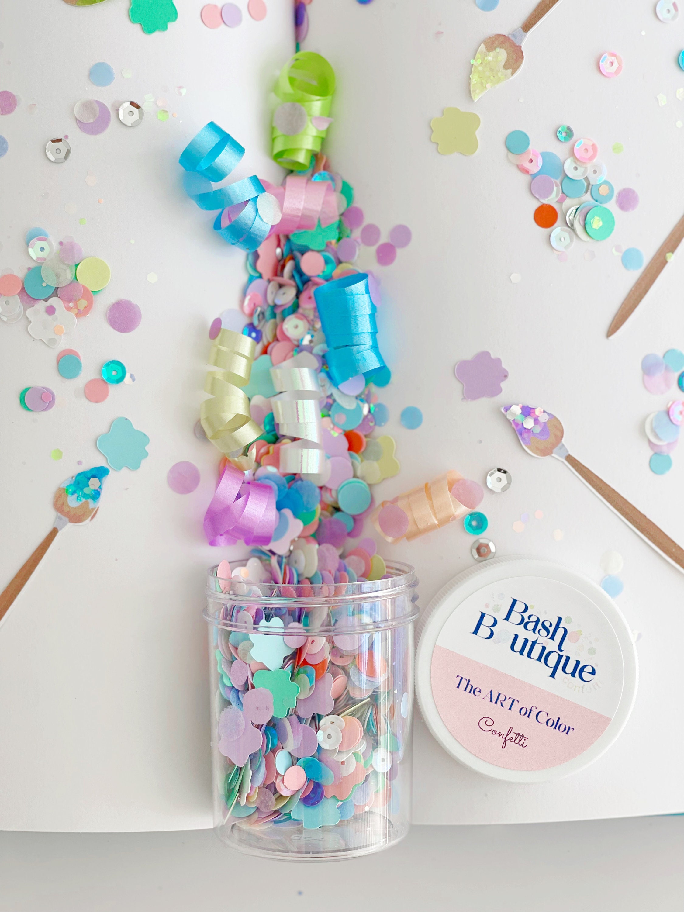 Art Party Confetti Paint Party Confetti Paint Birthday Party Art ...