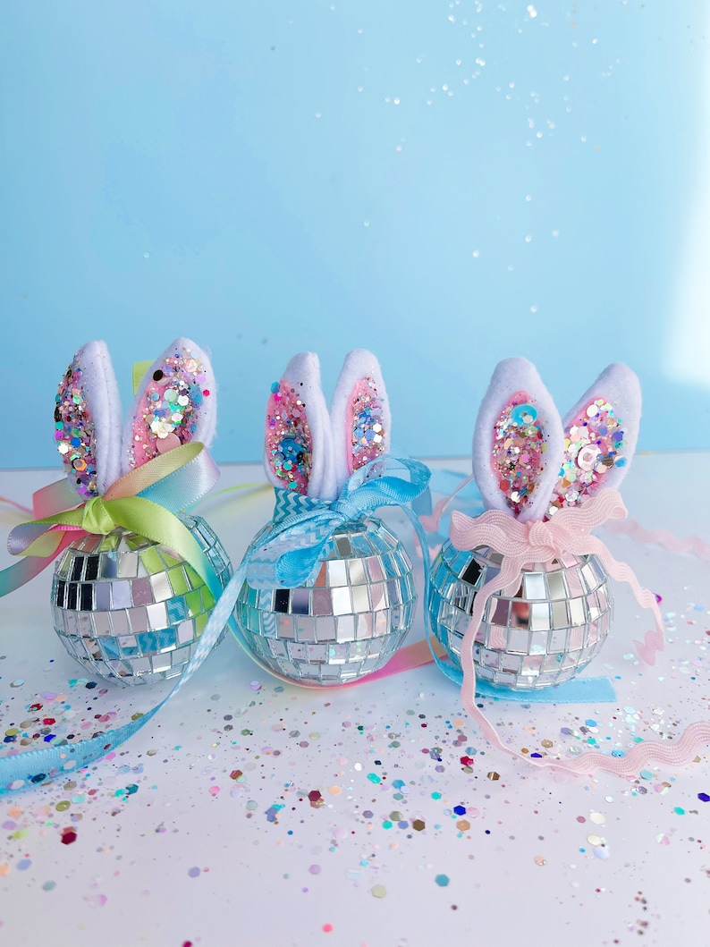 Confetti Disco Bunnies - Easter Basket Ideas - Easter Gift - Disco ...