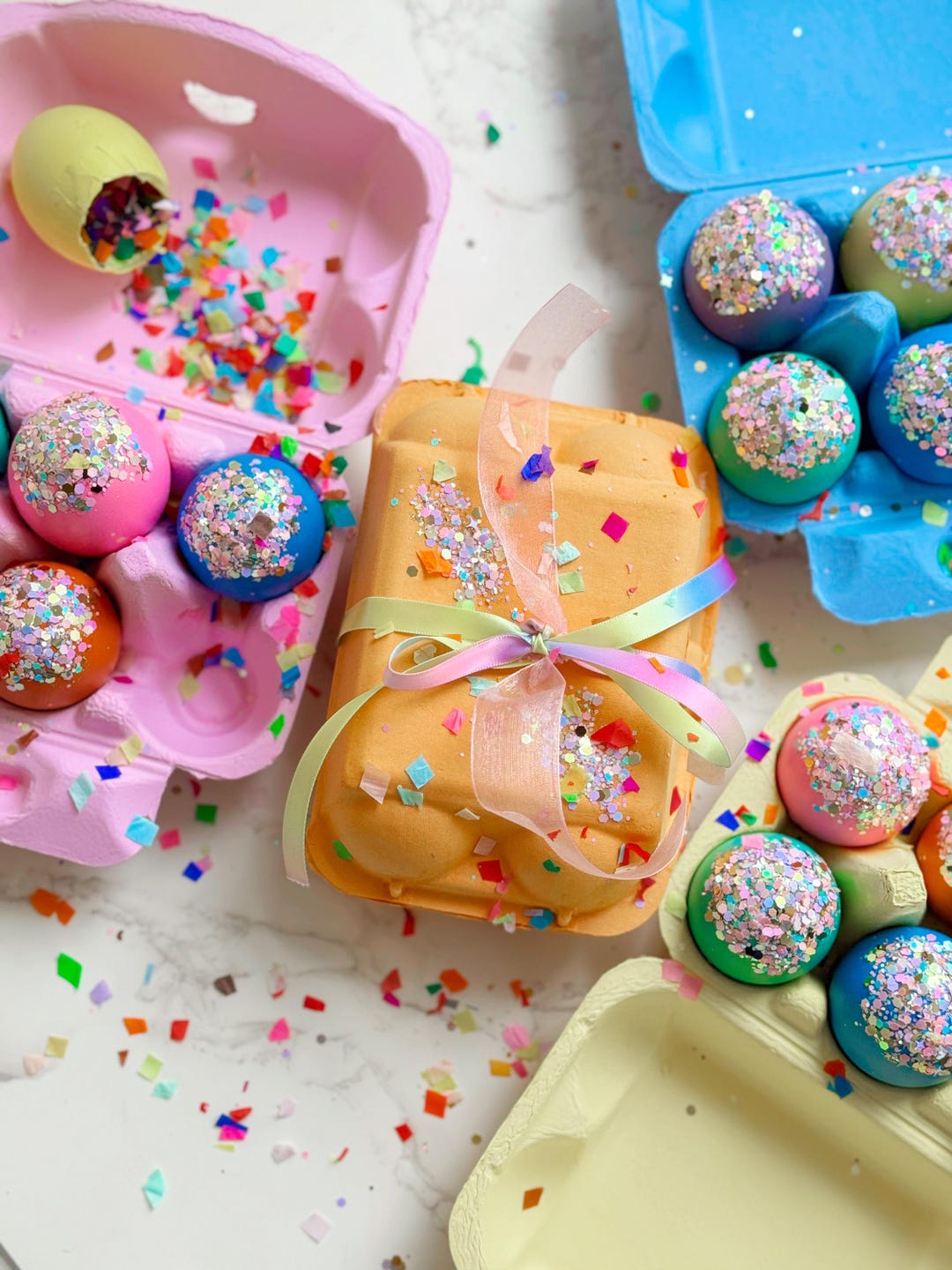 Confetti Eggs - Easter Basket Gifts - Cascarones - Unique Easter Gift ...