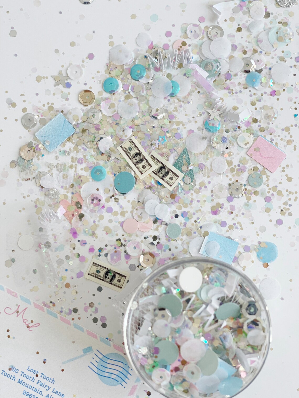 Tooth Fairy Confetti- Tooth Fairy - Tooth Fairy Magic - Glittery ...