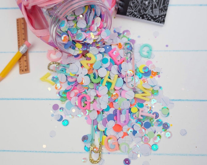 Alphabet Soup Confetti - Back to School Confetti - Colorful Confetti ...