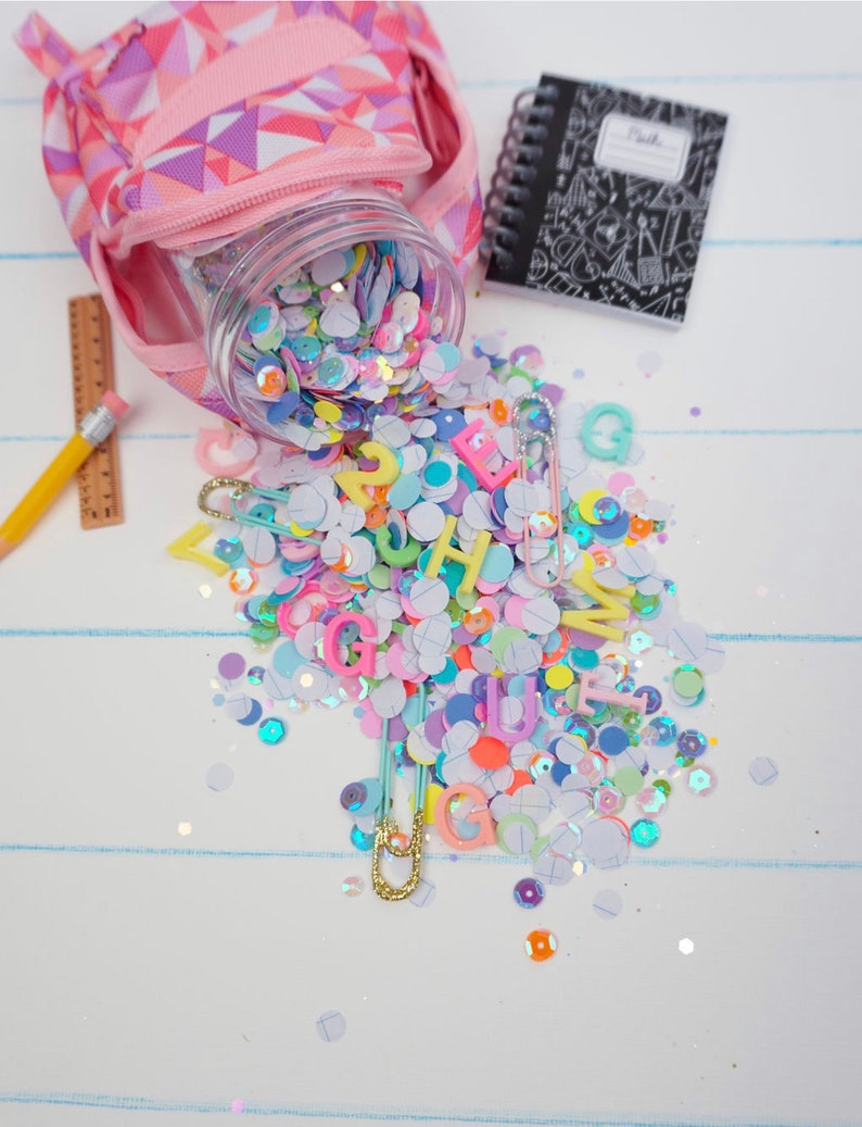 Alphabet Soup Confetti - Back to School Confetti - Colorful Confetti ...