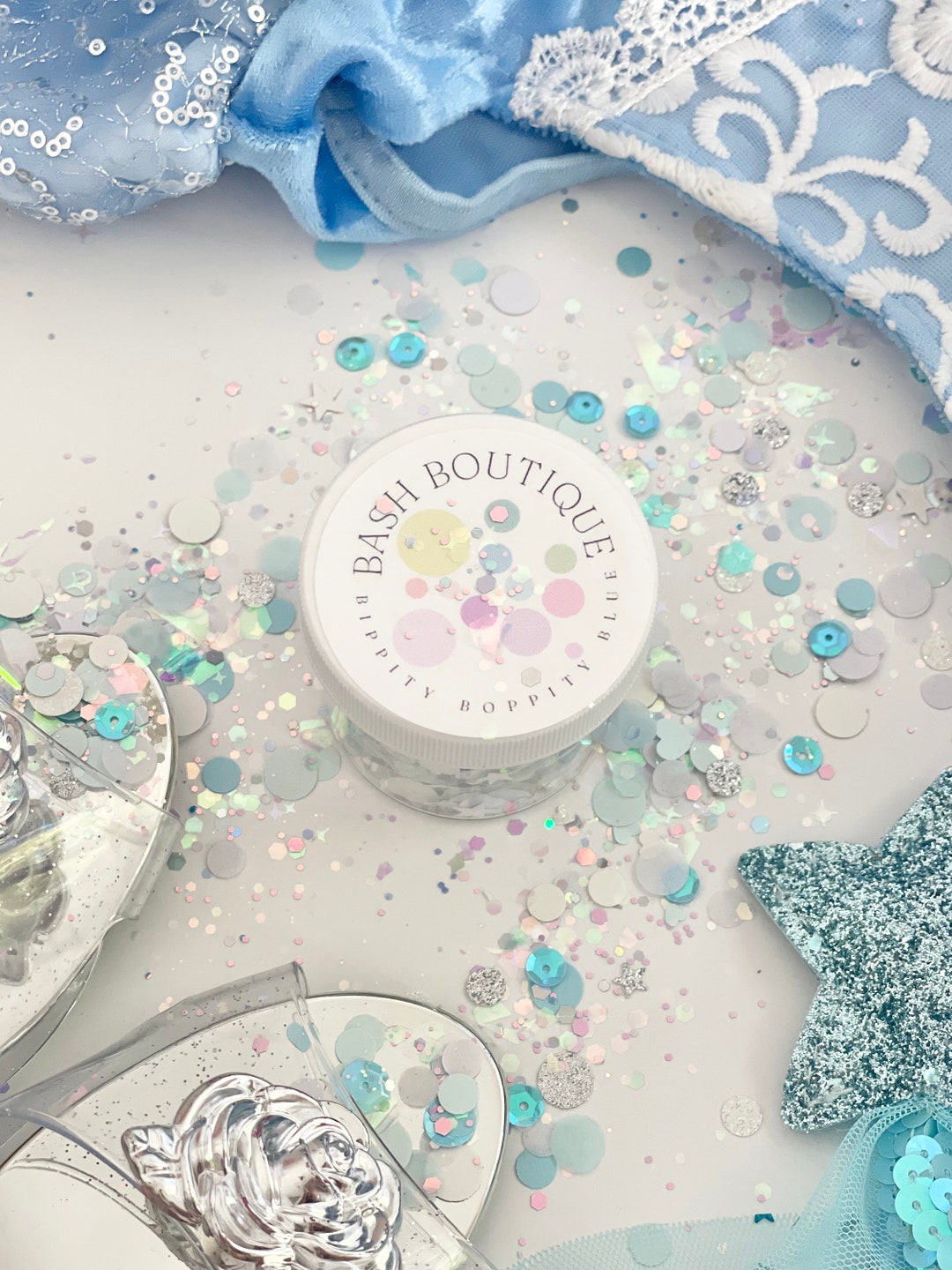 BIPPITY BOPPITY Blue Confetti - Blue Confetti - Cinderella Confetti ...