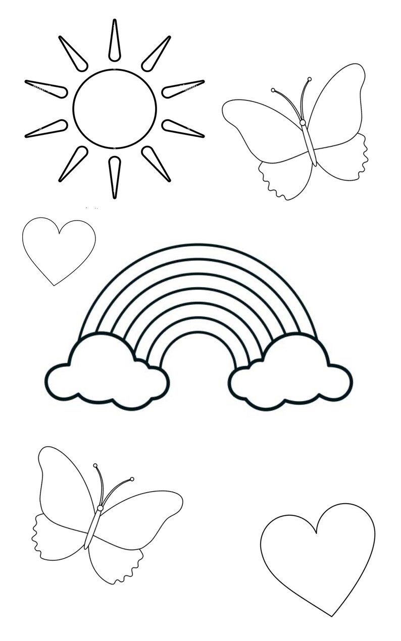 Kids Colouring in Sheet Girls - Etsy