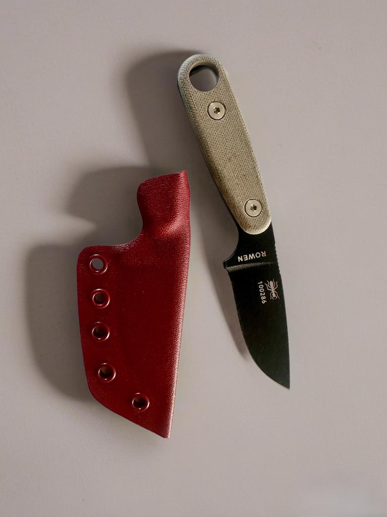 Custom Kydex Sheath for ESEE Izula II Knife With Scales | Durable ...