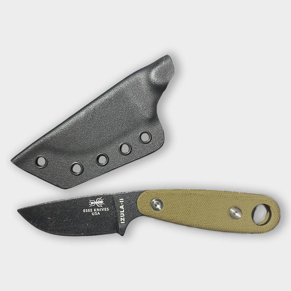 Custom Kydex Sheath for ESEE Izula II Knife With Scales | Durable ...