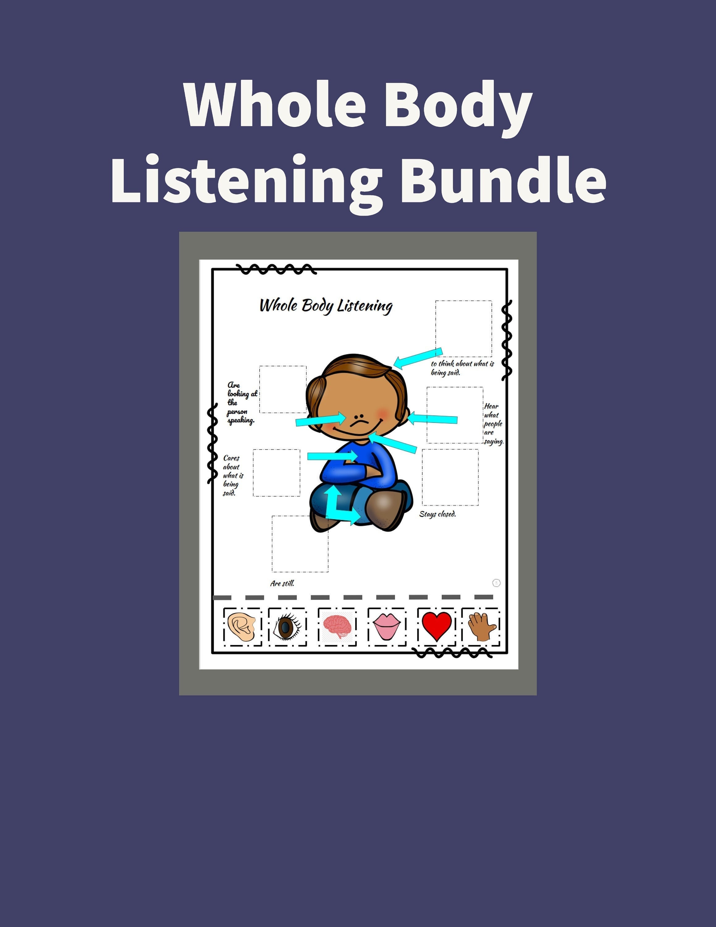 Whole Body Listening Clipart