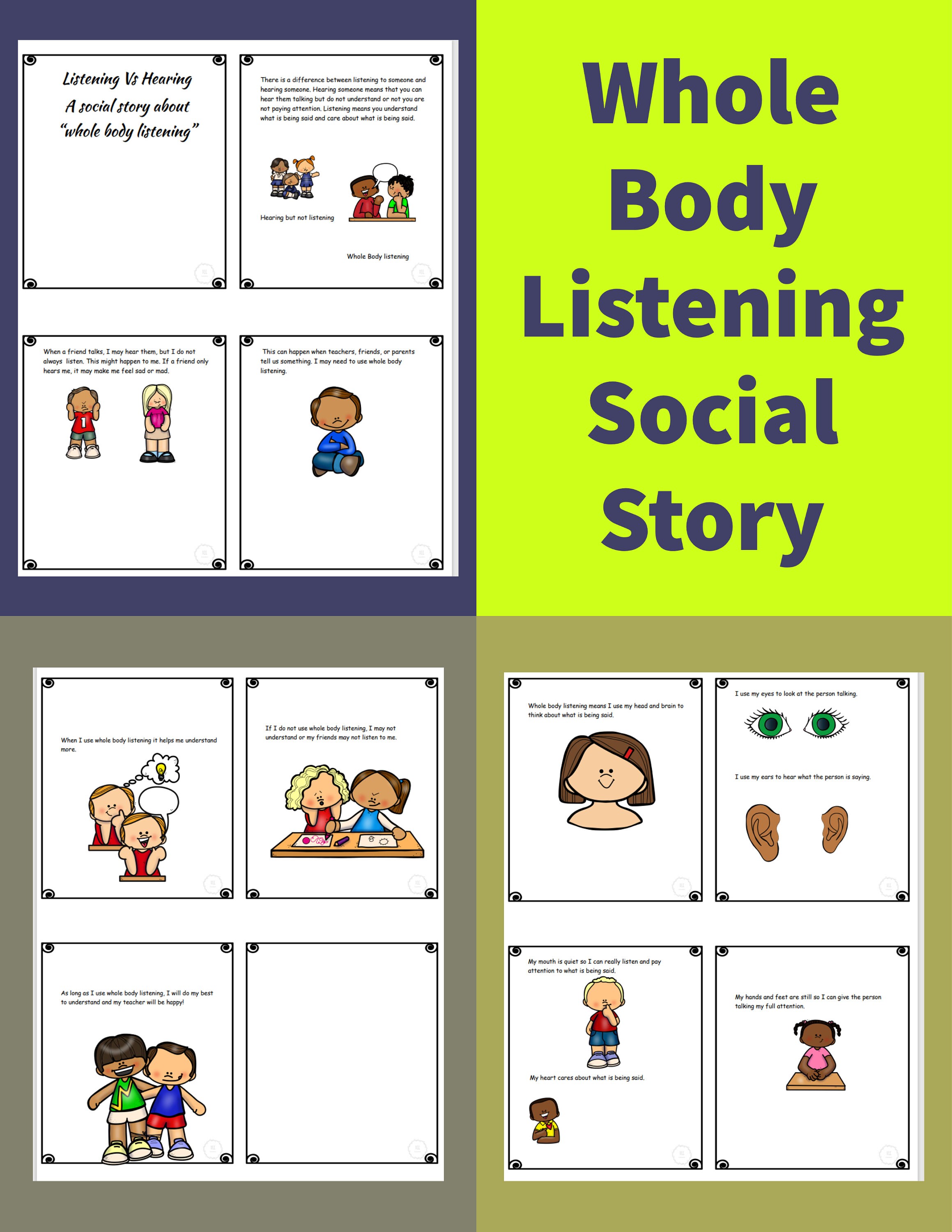 Quiet Mouth Social Story