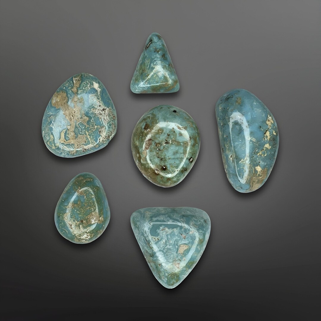Burtis Blue Cripple Creek Turquoise Cabochons - Etsy