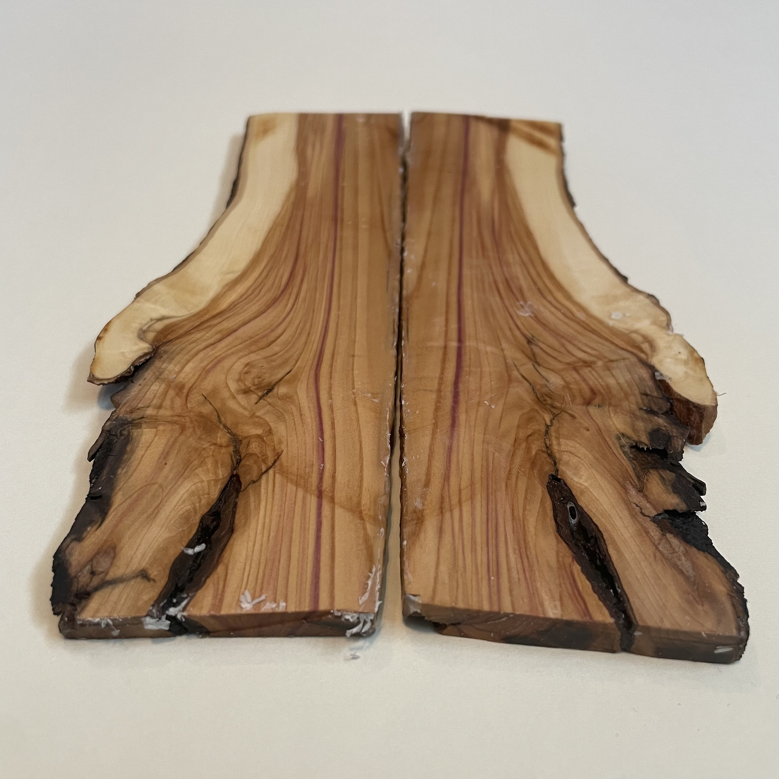 Lilac Wood Knife Handle Scales bookmatched - Etsy