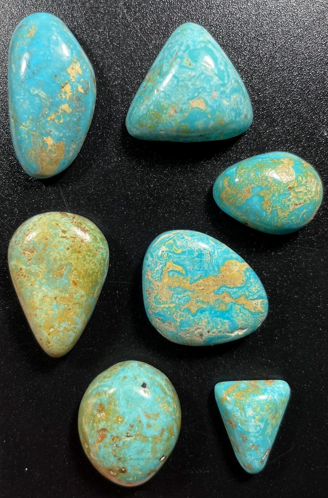Burtis Blue Cripple Creek Turquoise Cabochons - Etsy