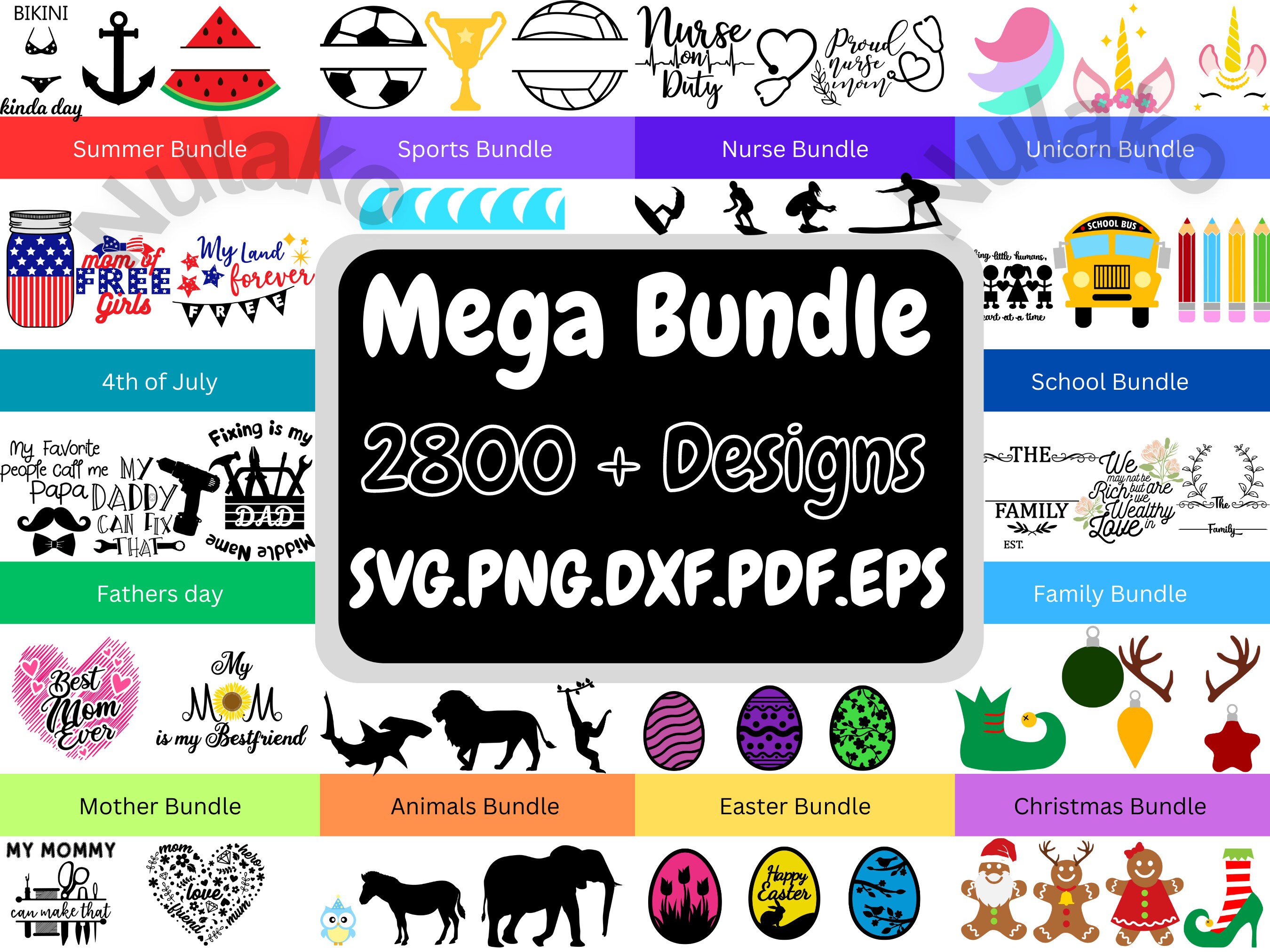 Huge Collection of SVG Files, Mega SVG Bundle, T Shirt Designs SVG, Svg ...