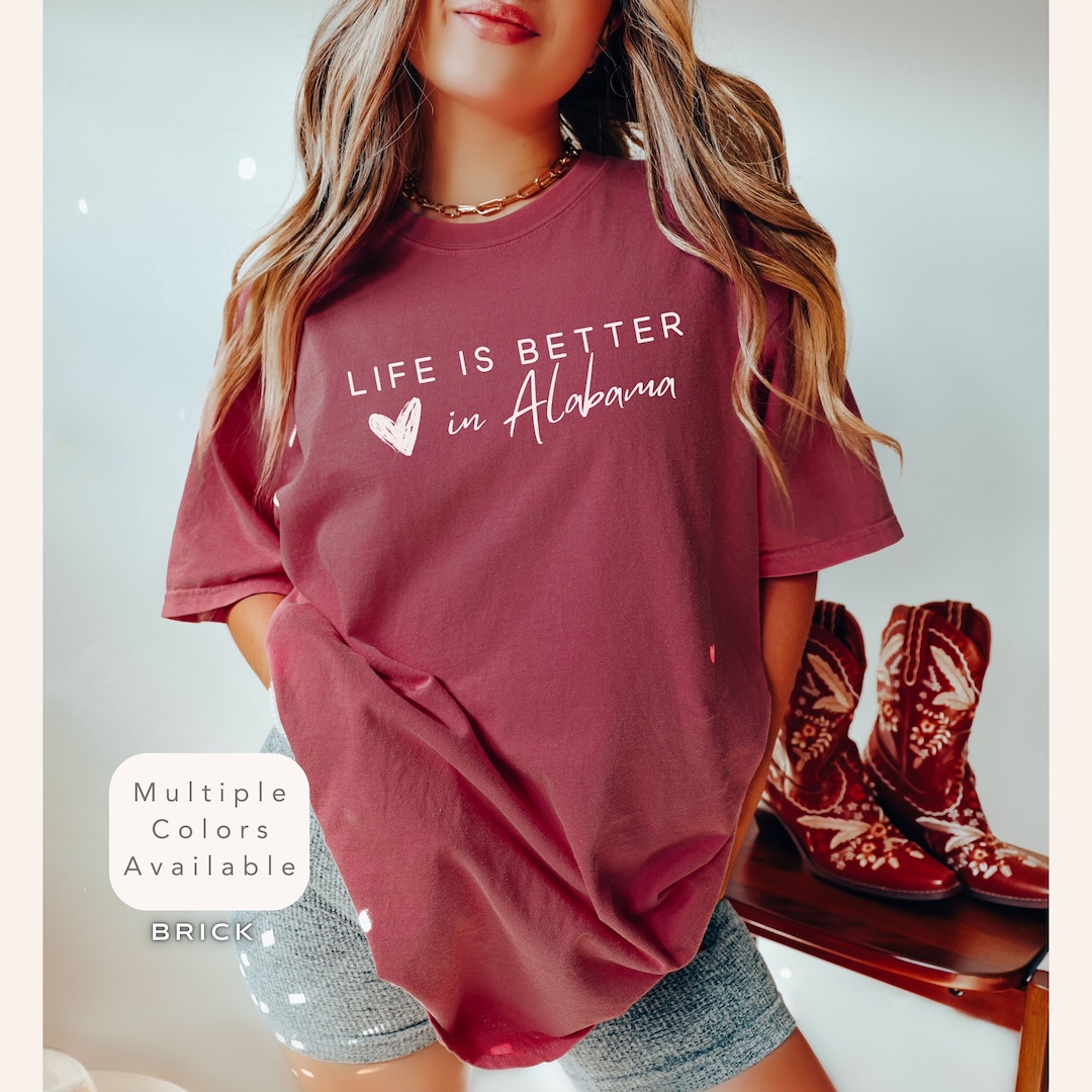Comfort Colors Love Alabama Shirt, Trendy Alabama Tshirt, Bama Lover ...