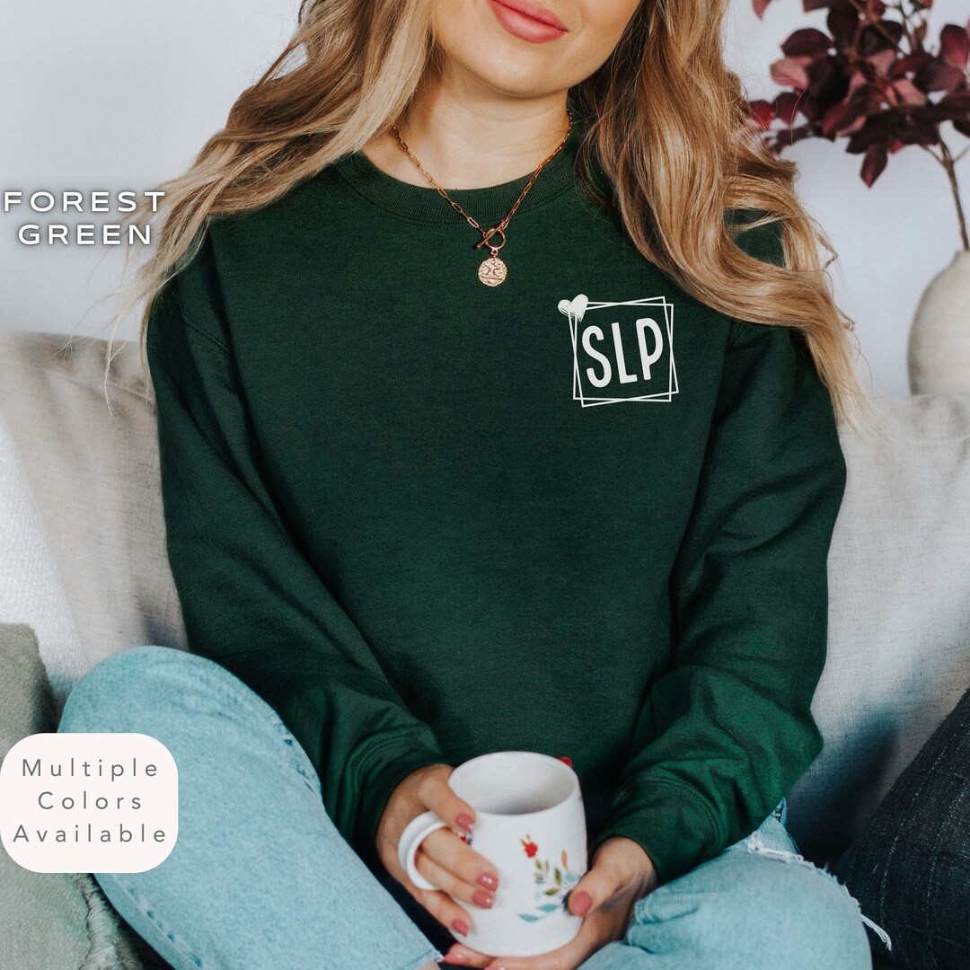 SLP Sweatshirt, Speech Therapy Shirt, Unisex Speech Sweatshirt, SLP ...