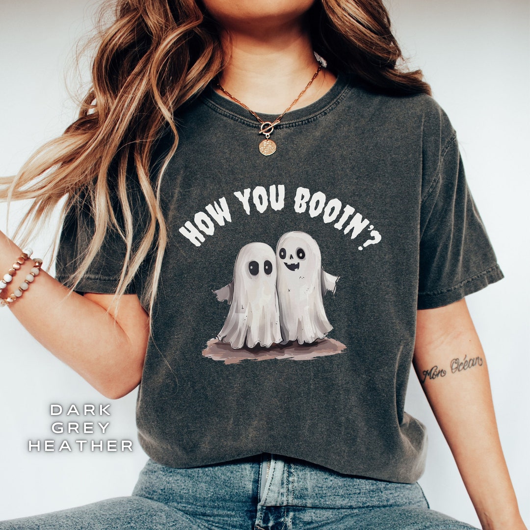 Funny Retro Halloween Boo Shirt, How You Booin Tshirt, Cute Fall Womens ...