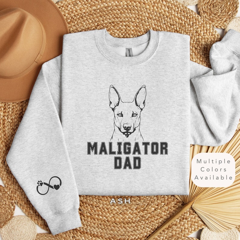 Comfy Belgian Malinois Shirt, Maligator Dad Sweatshirt, Mali Daddy Gift ...