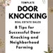 Real Estate Door Knocking Guide Digital Download PNG | Real Estate ...