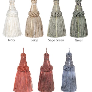 Handmade Vintage Style 6" Key Tassel Used to Embellish or Decorate ...