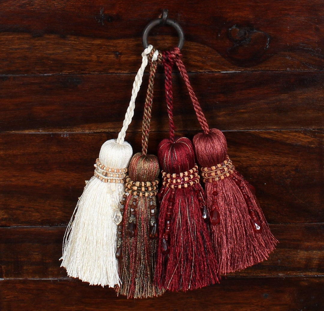 Handmade Vintage Style 4" Key Tassel Used to Embellish or Decorate ...