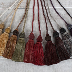 Handmade Vintage Style Double Key Tassel Tie Used to Embellish or ...
