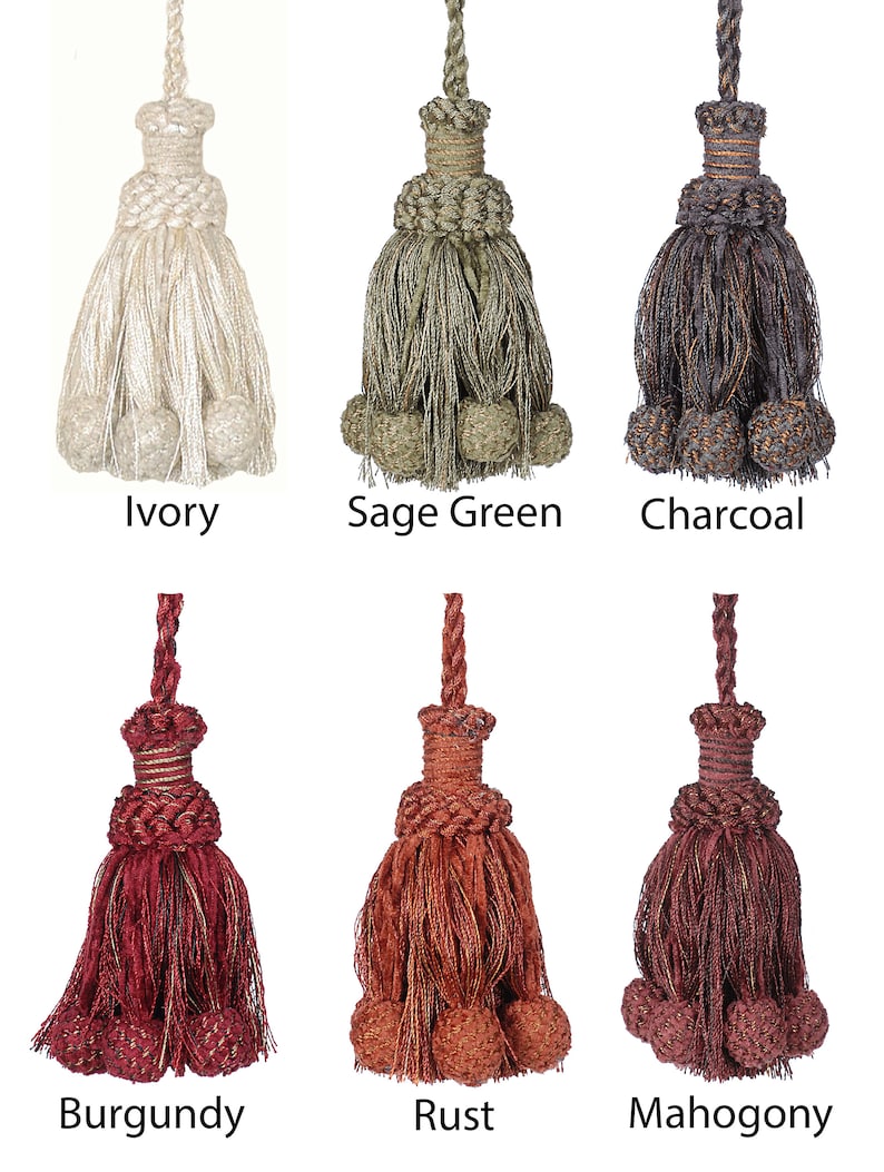 Handmade Vintage Style 4" Key Tassel Used to Embellish or Decorate ...