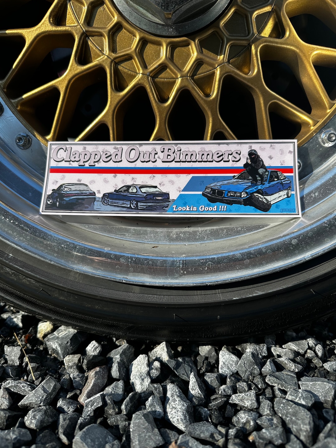 Clapped Out Bimmers Style 2 Slap Sticker BMW E36 Drifting - Etsy