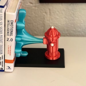 Whimsical Fire Hydrant Book End | Colorful and Homemade - Etsy