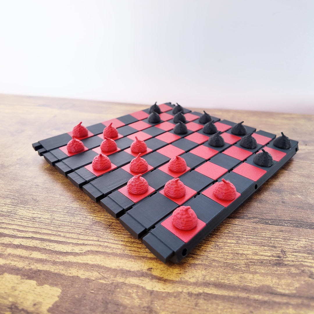 Travel Acorn Checkers Set | Nature Inspired Fully Customizable With 400 ...