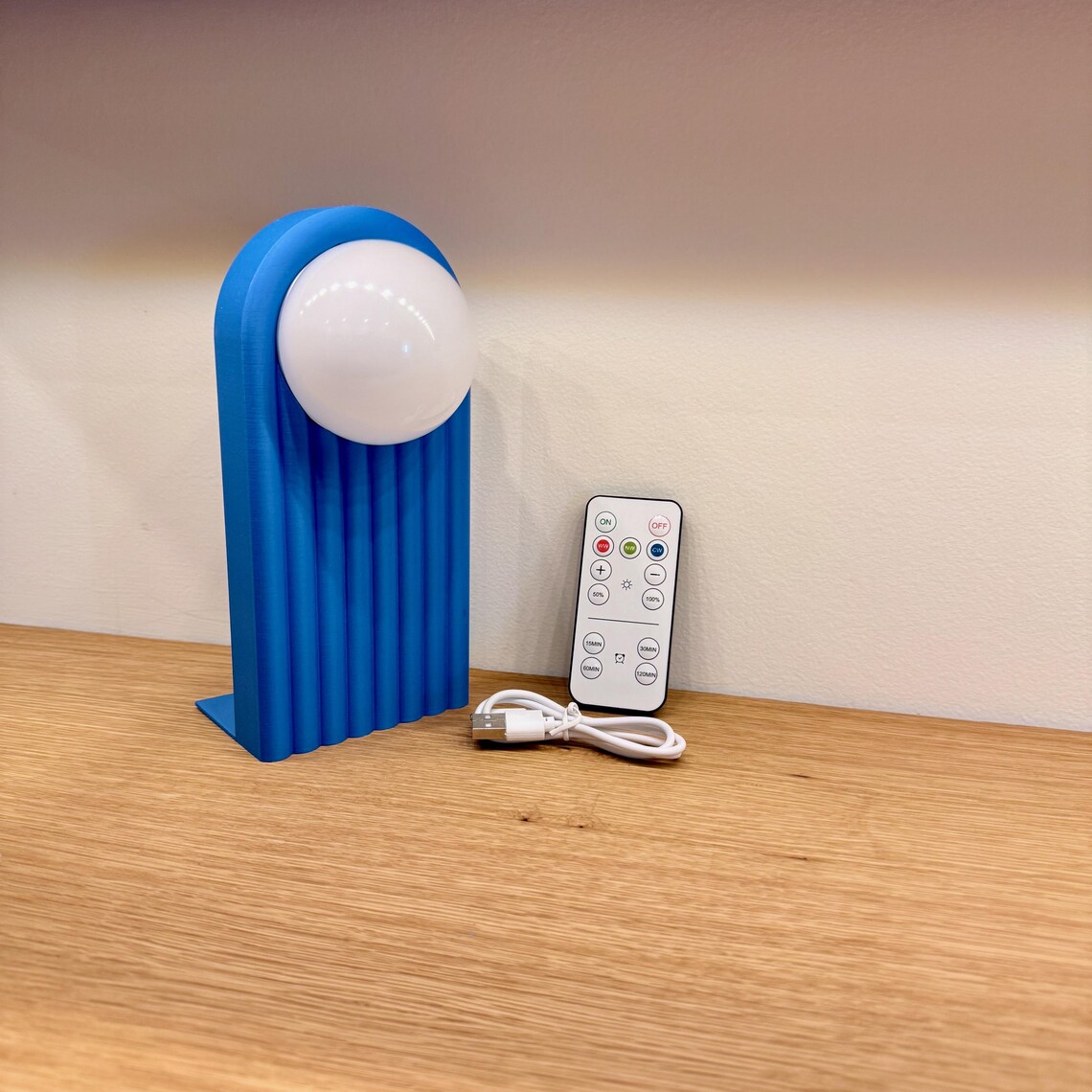 Mid-century Lighted Bookend | Rechargeable LED | Book Lover Gift ...