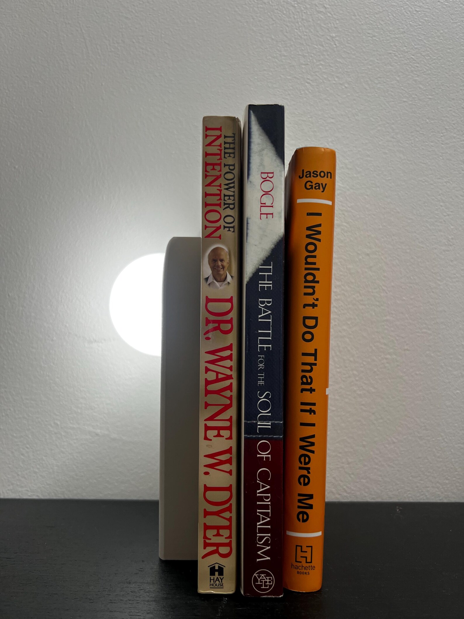 Mid-century Lighted Bookend | Rechargeable LED | Book Lover Gift ...
