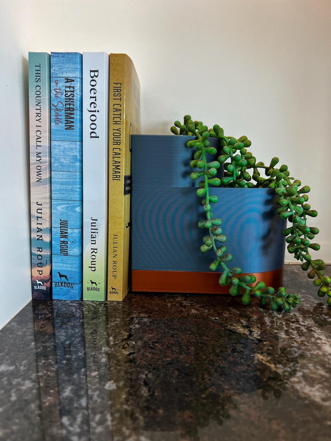 Double Layer Book Planter – Book Lover Gift, Modern Succulent Pot ...