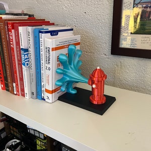 Whimsical Fire Hydrant Book End | Colorful and Homemade - Etsy