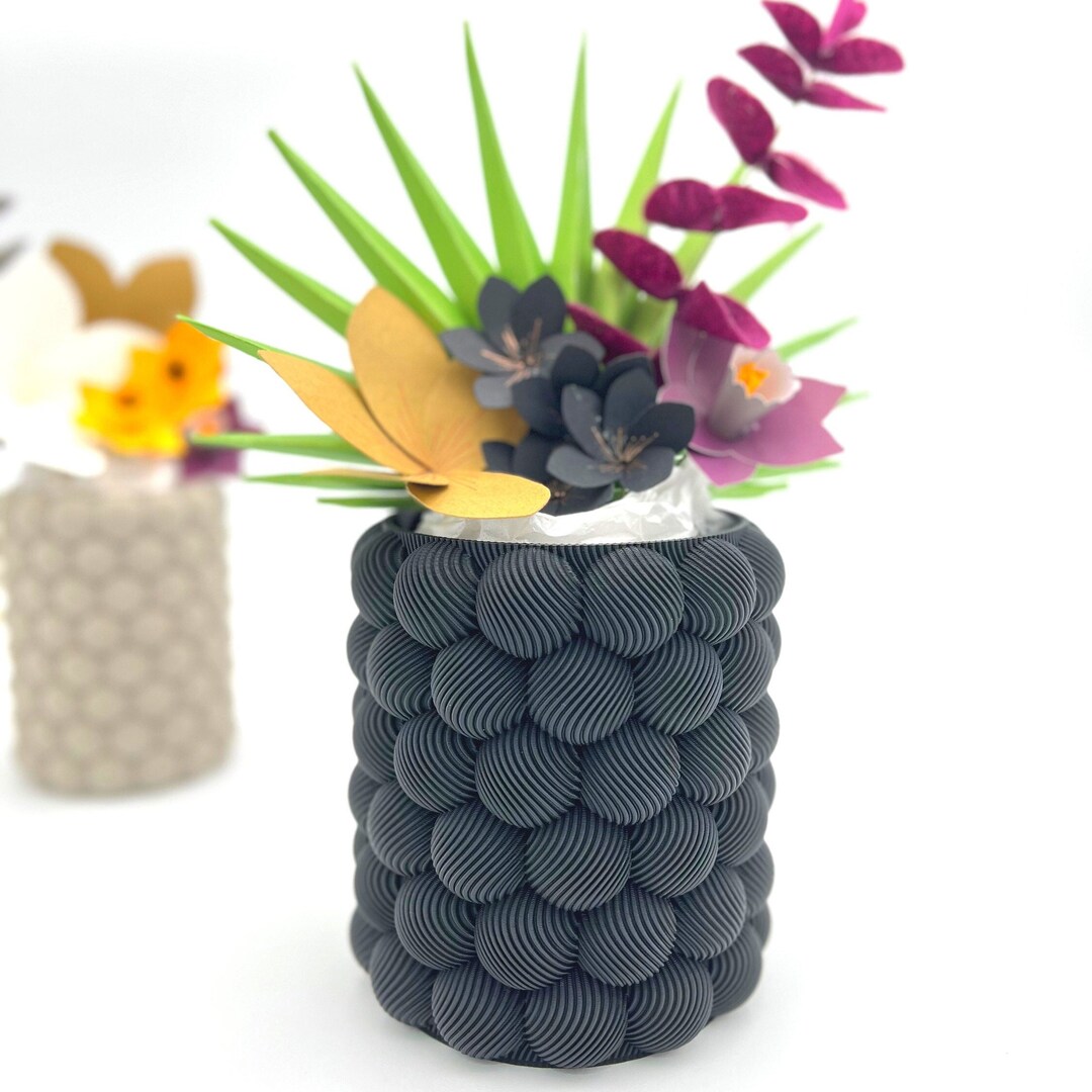 Wavy Blob Modern Contemporary Vase for Cut/dried Flowers or Live Plants ...