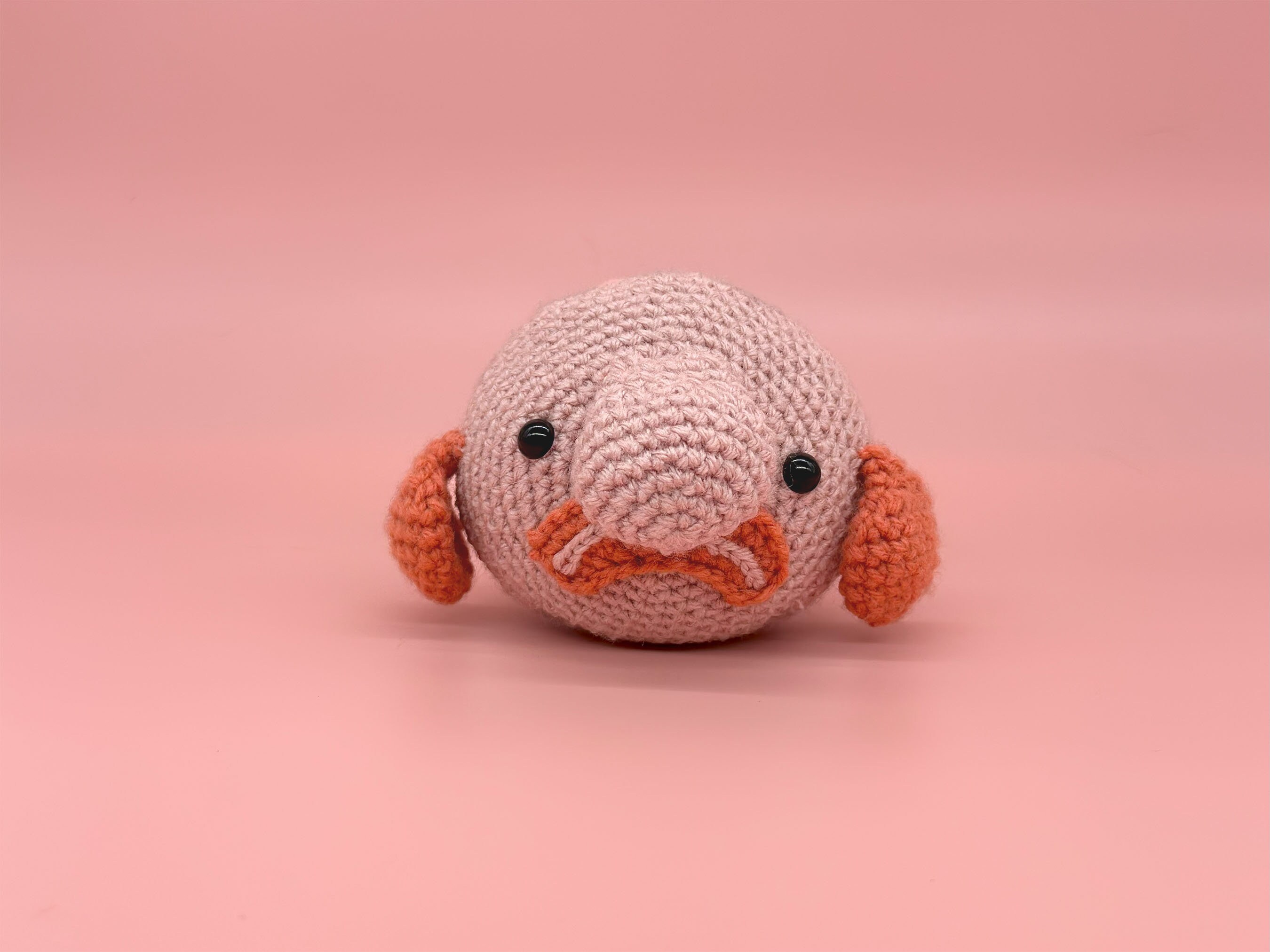 Plush Blobfish Crochet Pattern Bentley the Blobfish Amigurumi - Etsy