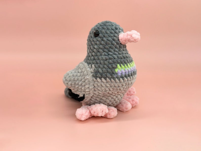 Plush Pigeon Crochet Pattern, Pedro the Pigeon Amigurumi PDF Pattern by ...