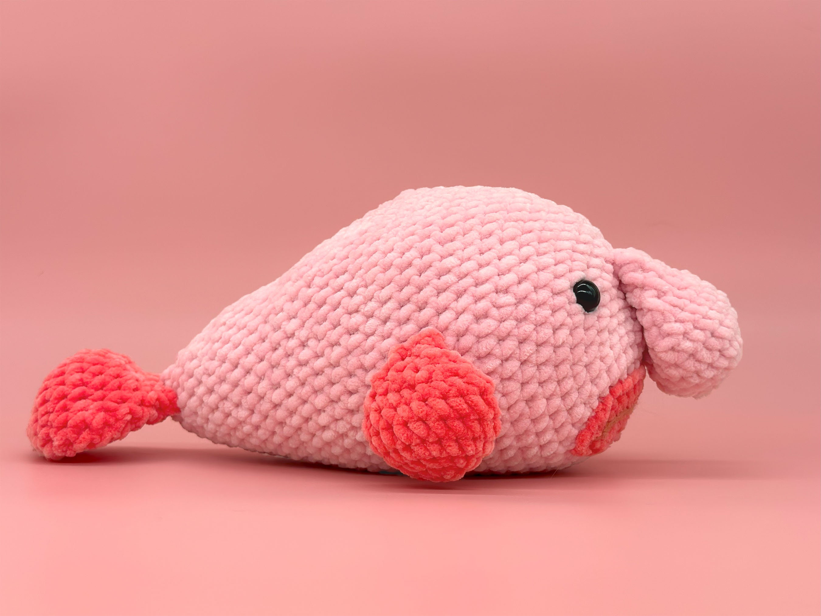 Plush Blobfish Crochet Pattern Bentley the Blobfish Amigurumi - Etsy